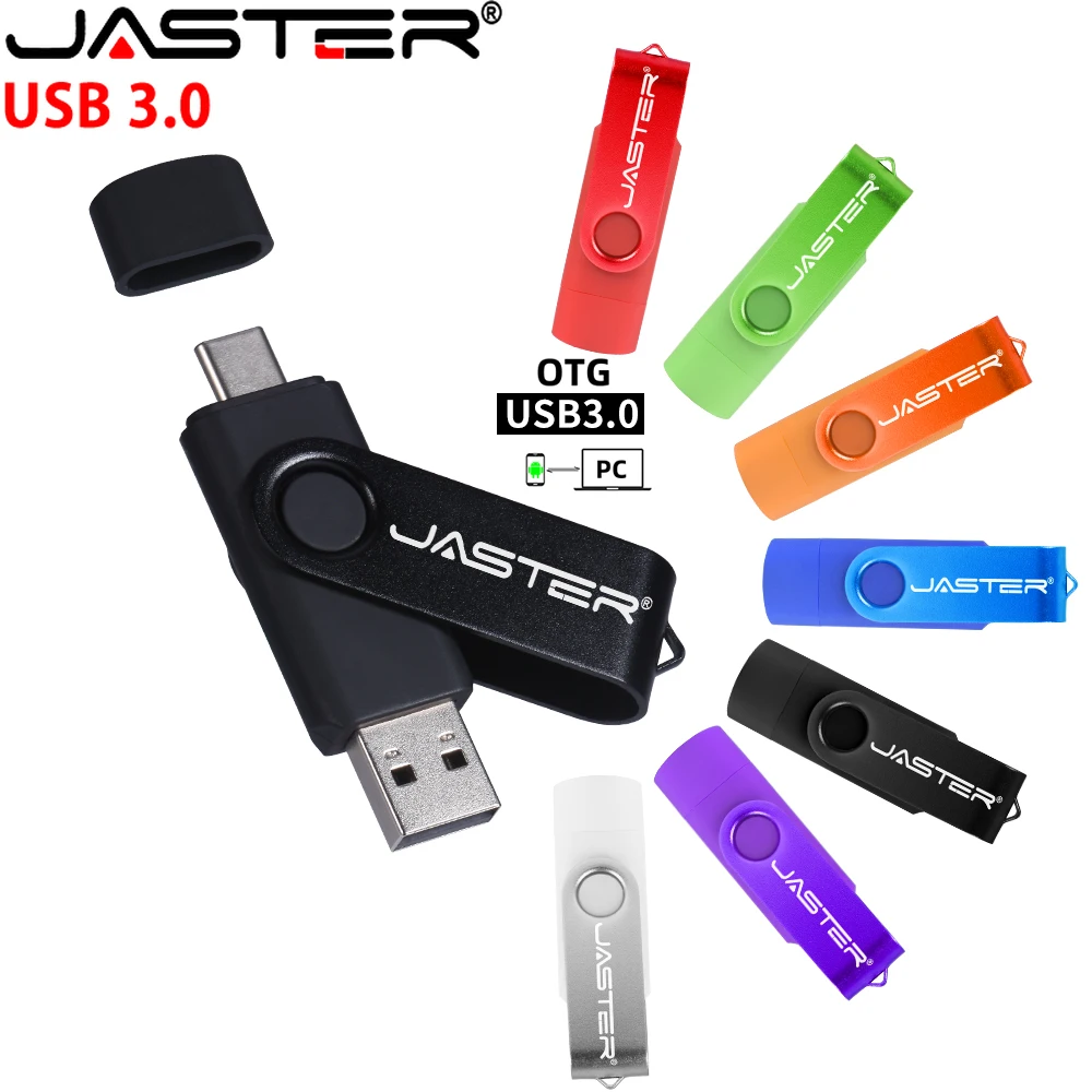 JASTER-High-speed-TYPE-C-USB-3-0-Flash-Drives-128GB-OTG-2in1-Memory ...