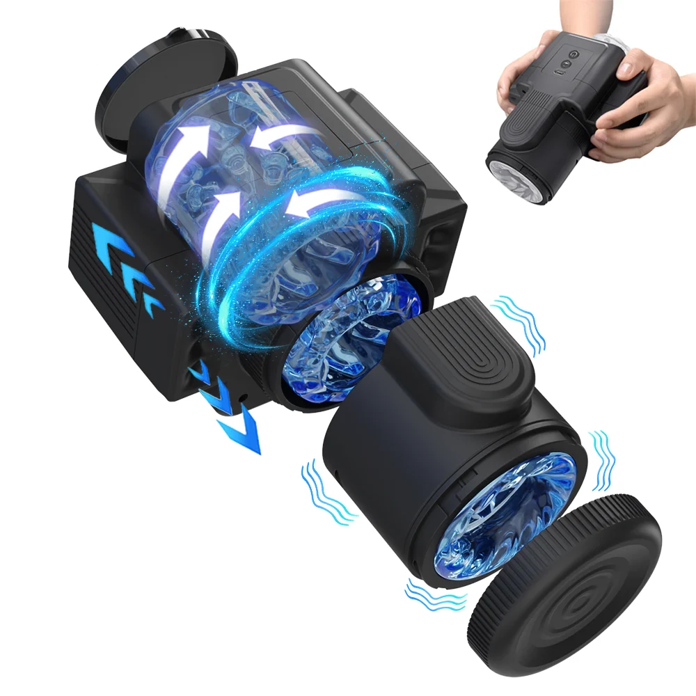 Telescopic Male Masturbator Man Automatic Masturbation Equipment Pussy ...
