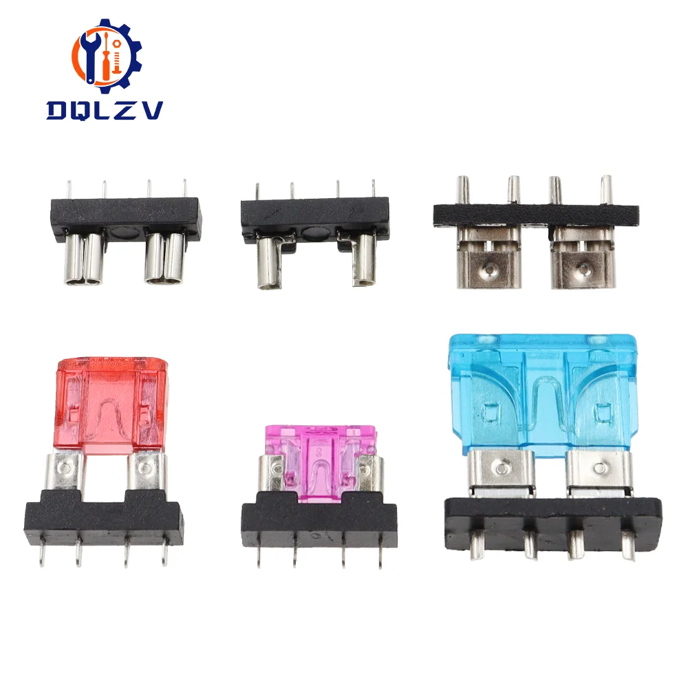 Medium-Mini-Small-Fuse-Holder-PCB-Board-with-Car-Blade-Fuses-10A-for ...