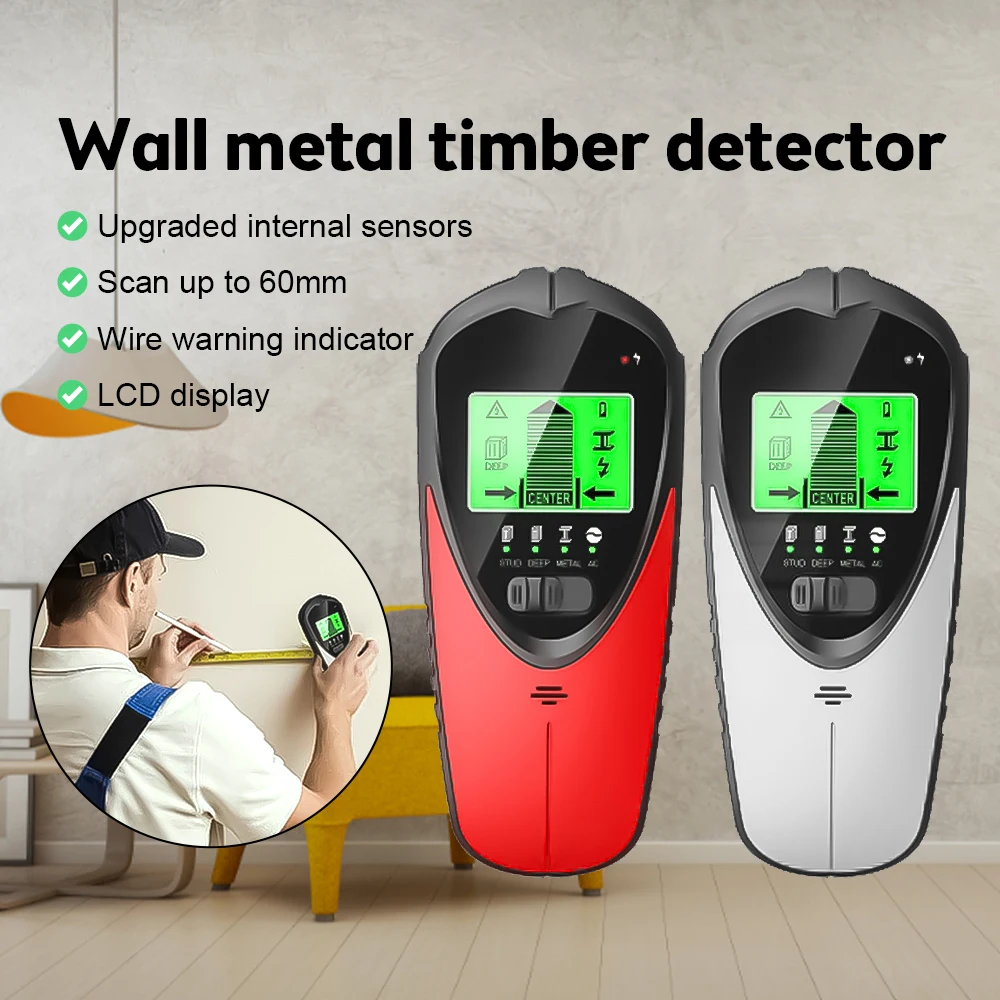SH10-Handheld-Professional-Depth-Metal-Detector-Pinpointer-Stud-Finder ...