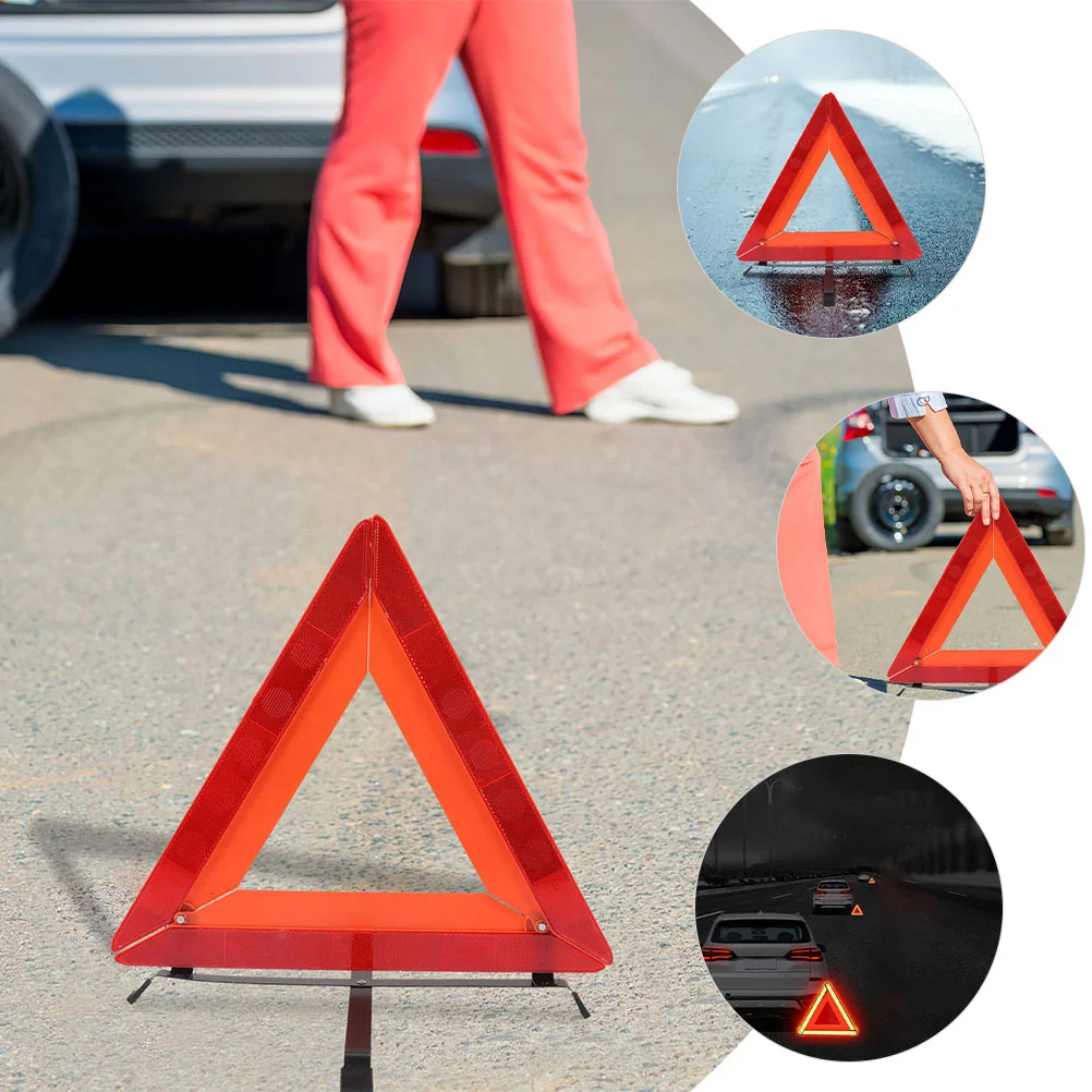 Generic Tripod Warning Triangle Frame Reflector Driveway Reflectors Car ...