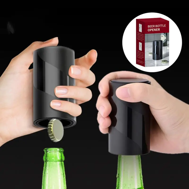 1-2Pcs-Automatic-Beer-Bottle-Opener-Portable-Magnetic-Beer-Bottle-Cap ...