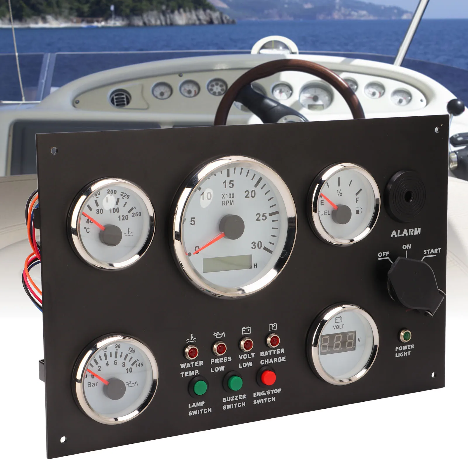 Instrument Cluster Panel Voltage Value Engine Dash Instrument Panel ...