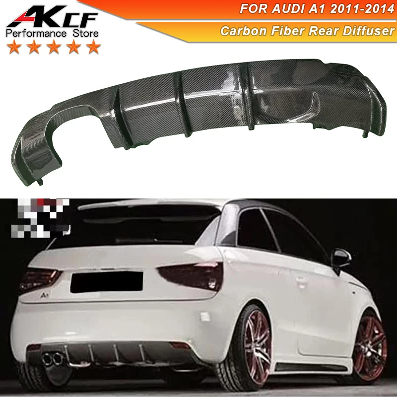 A1 Carbon Fiber OEM Style Rear Diffuser For Audi A1 2011-2014 Upgrade ...