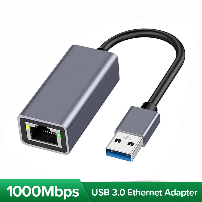 100-1000Mbps-USB-3-0-Wired-USB-TypeC-To-Rj45-Lan-Ethernet-Adapter ...