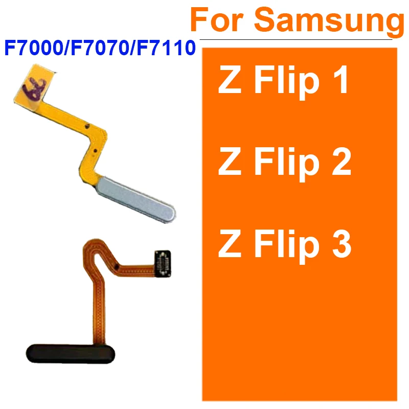 For Samsung Z Flip 1 F7000 2 F7070 3 F7110 Power Fingerprint Sensor ...
