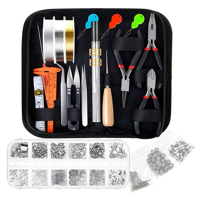Jewelry-Making-Tool-Kit-Jewelry-Repair-Tools-with-Jewelry-Pliers-for ...