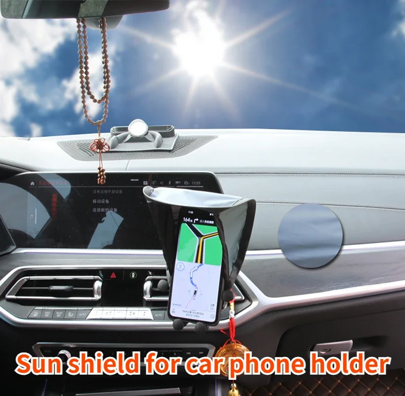 Sun Shield for Car Cell Phone Holder, Car Sunshade Anti-glare ...