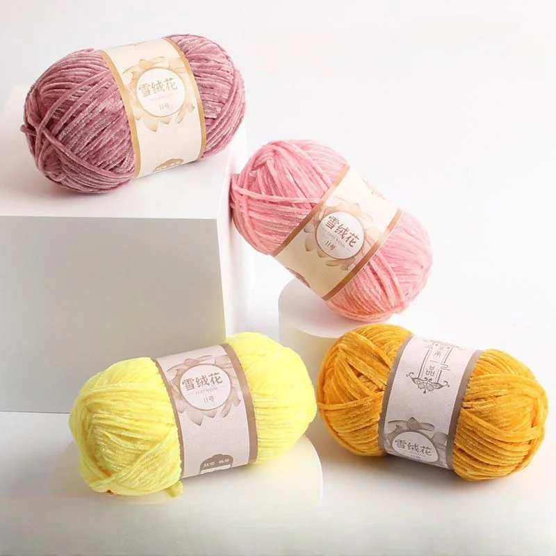 2mm-Snow-Velvet-Wool-Yarn-Soft-Protein-Cashmere-Silk-Wool-Crochet-Yarn ...