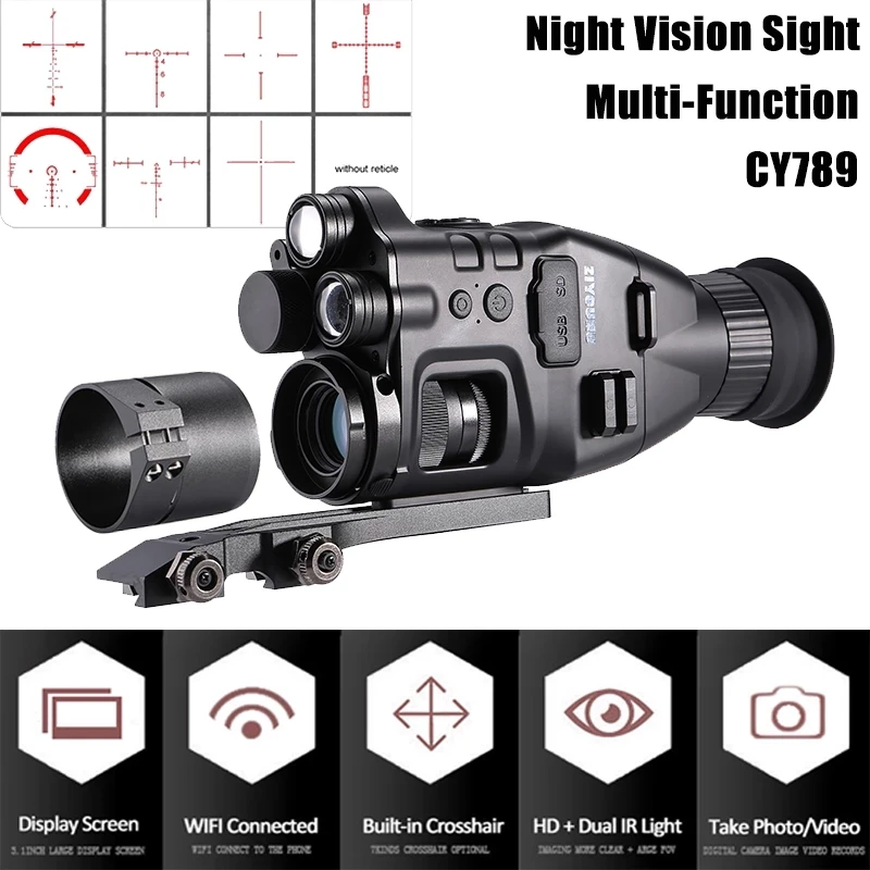 CY789-IR-Infrared-Night-Vision-Scope-1080P-Chasse-Trail-Camera ...