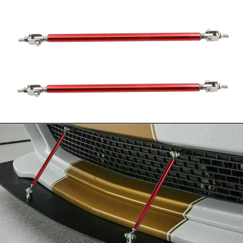 2Pcs-Universal-Adjustable-Vehicle-Aluminum-Alloy-Chrome-Car-Front ...
