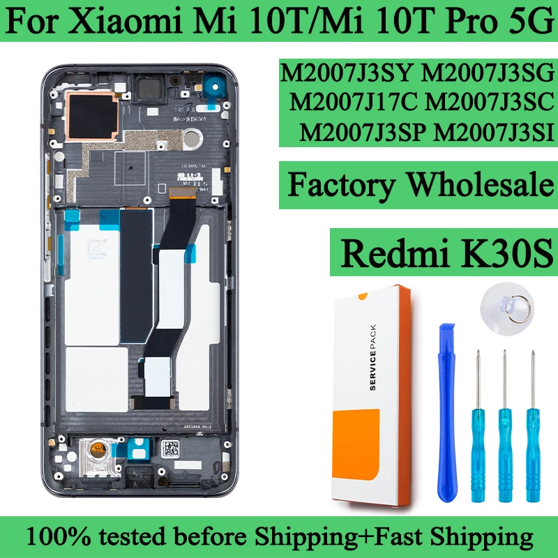 M2007J3SY M2007J3SG 100% Tested Premium Lcd For Xiaomi Mi 10T 5G ...