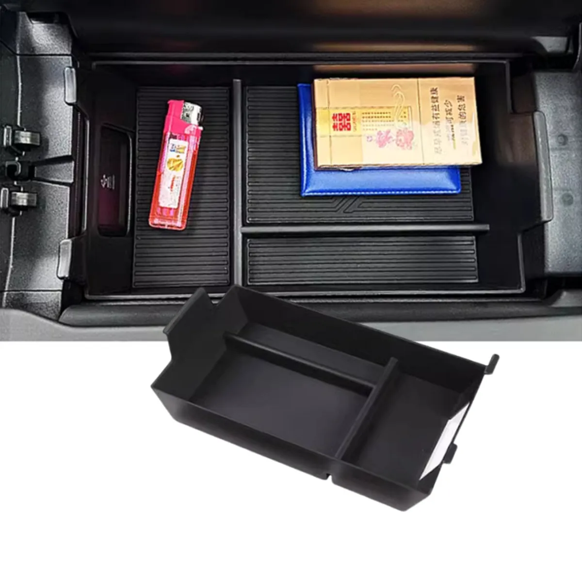 Car Center Console Armrest Storage Box Organizer Box For Mercedes Benz ...