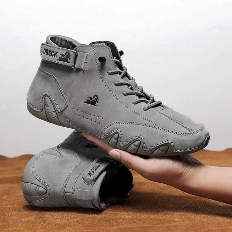 VIP Men's Large Size Genuine Leather Casual Shoes Non-slip Casual ...