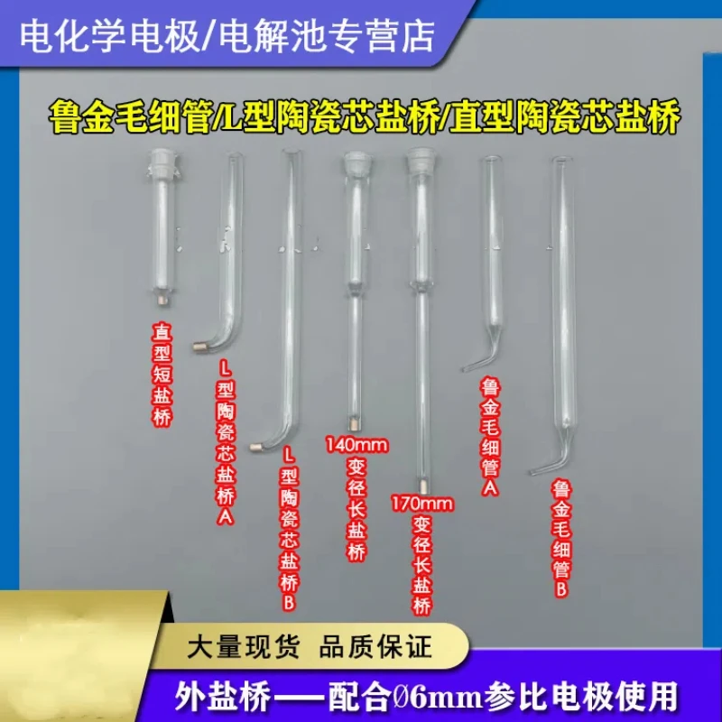 Lujin-Capillary-L-shaped-Ceramic-Core-Salt-Bridge-glass-Outer-Salt ...
