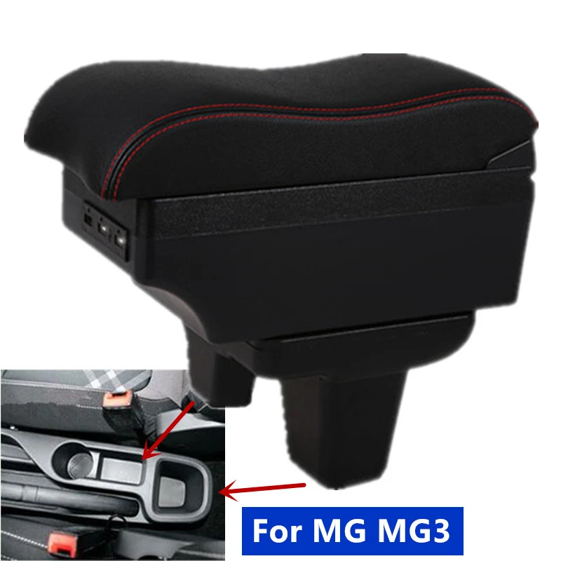 For Mg Mg3 Armrest Box For New Mg 3 Car Armrest Box Central Storage Box ...