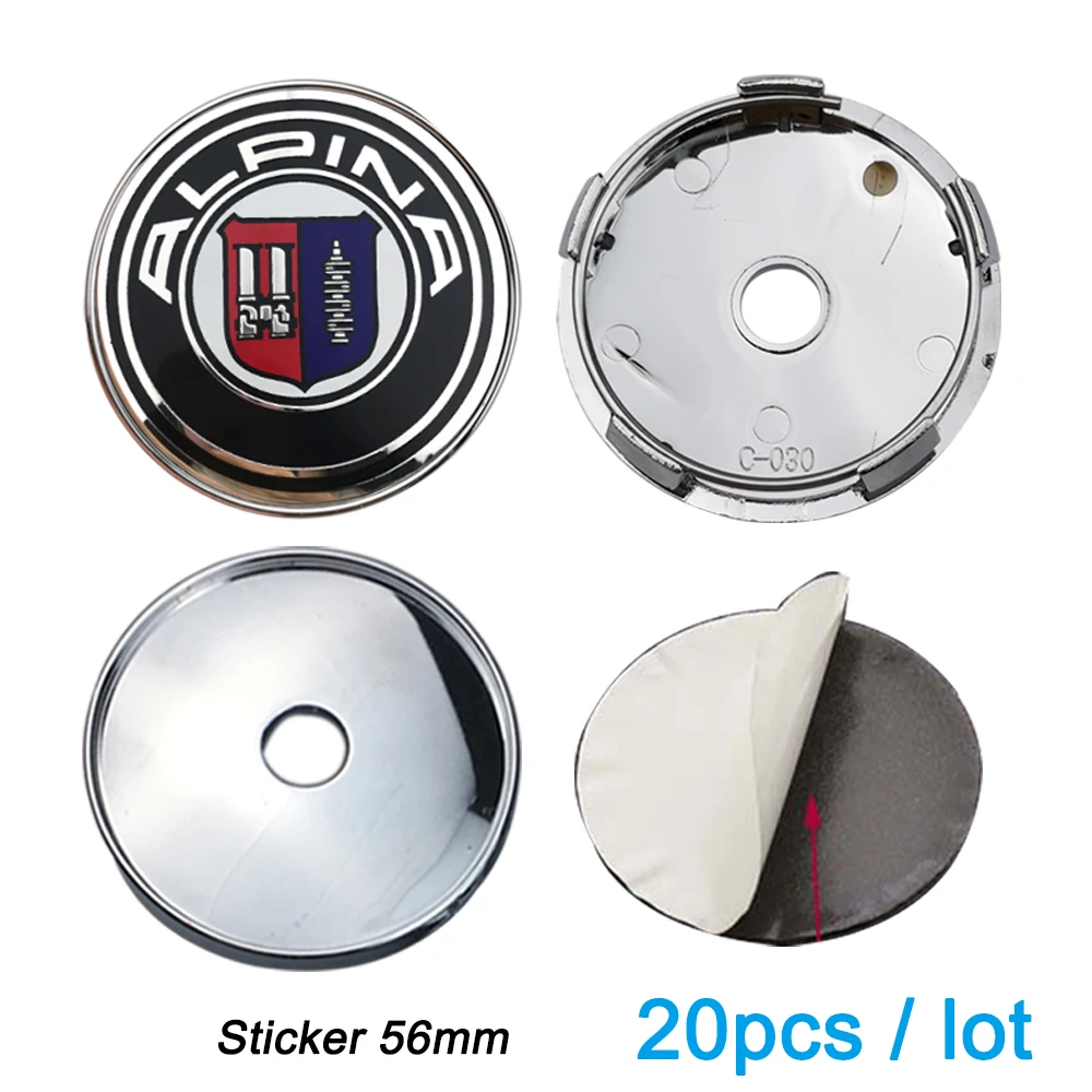 20pcs/Lot 60mm 030 T60 Refitting Car Wheel Center Caps Hub Center ...