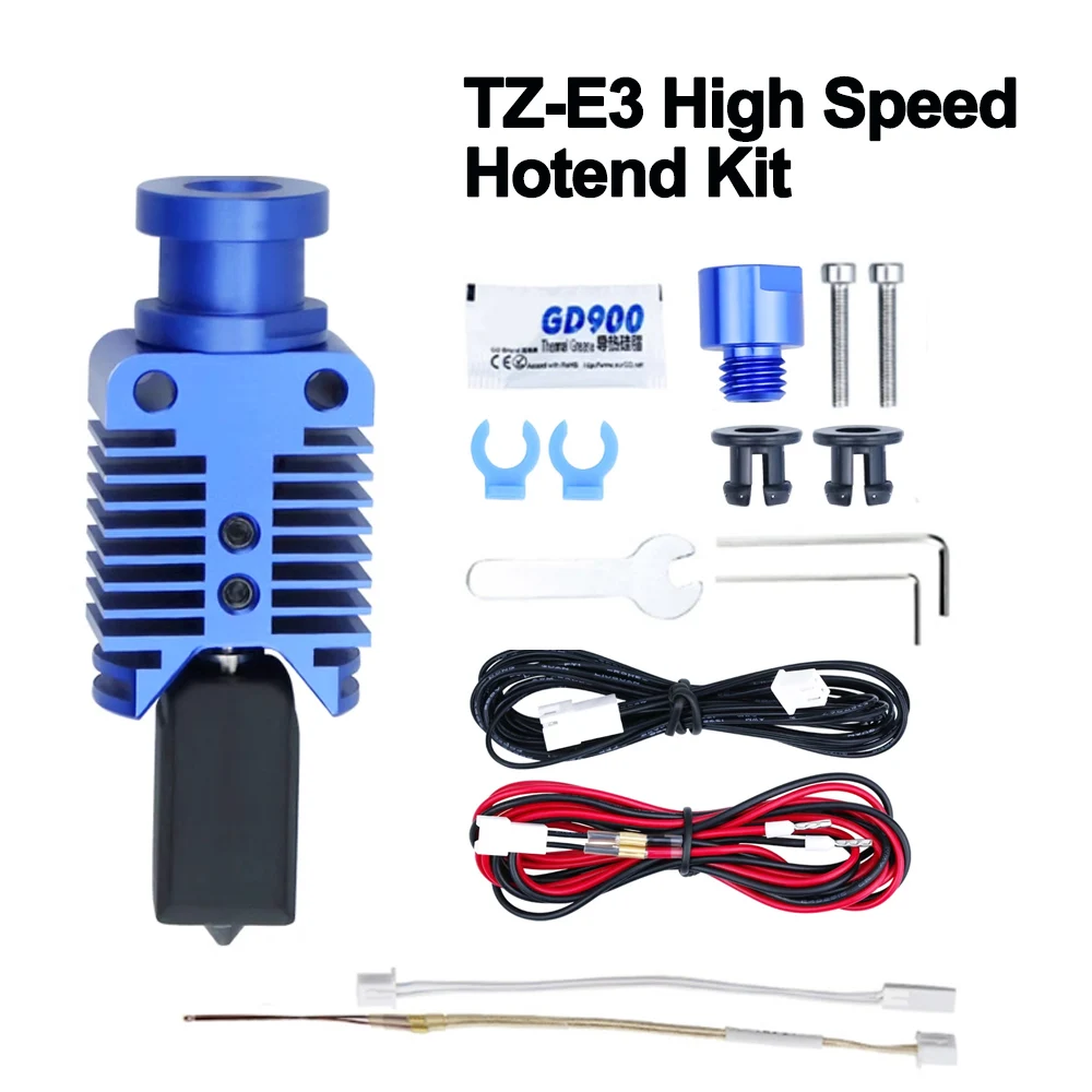 Upgraded TZ-End3 High Speed Hotend Kit CHT Hardened Steel Nozzle High ...