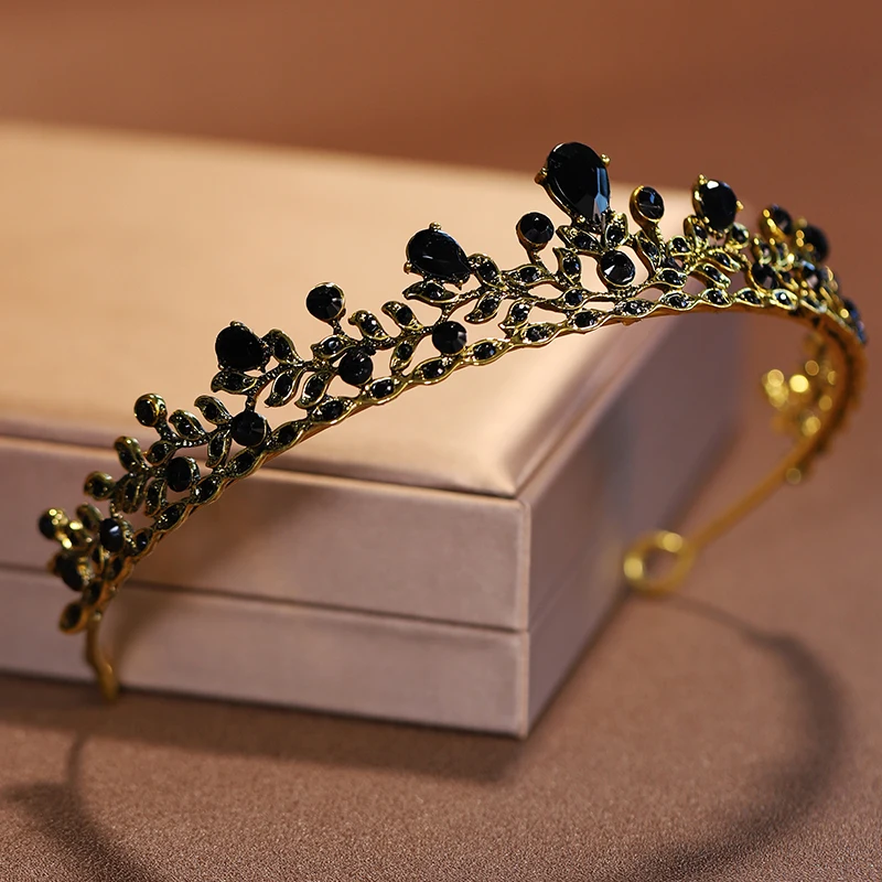 Itacazzo-Bridal-Headwear-Black-Colour-Women-s-Minimal-Ball-Crown ...