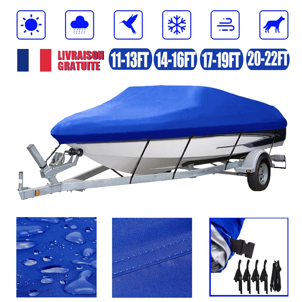 Trailerable-Boat-Cover-Rain-Waterproof-Fishing-Ski-Bass-Speedboat-V ...