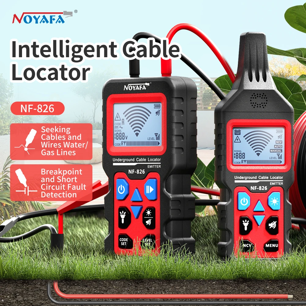 NOYAFA-NF-826-Underground-Cable-Tester-Wire-Tracker-High-Low-Voltage ...