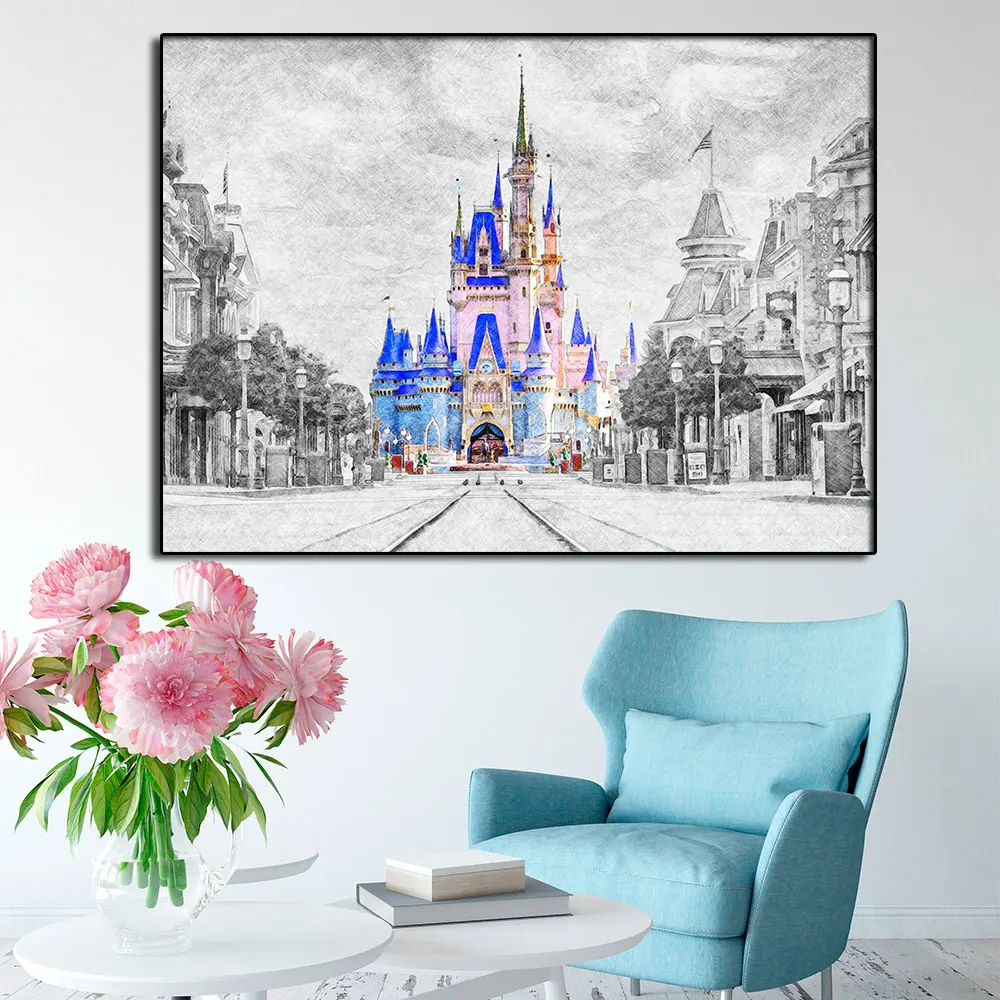 Cinderella Castle Art