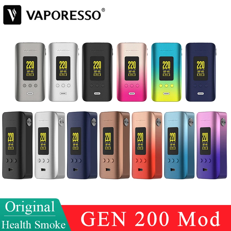 Original Vaporesso GEN 200 Mod 220W Box Mod Support iTank Atomizer ...