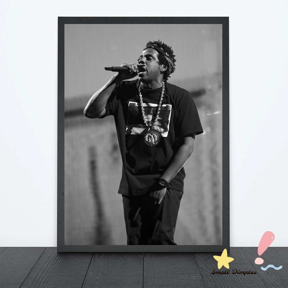 Black And White Artwork Of Jay Z