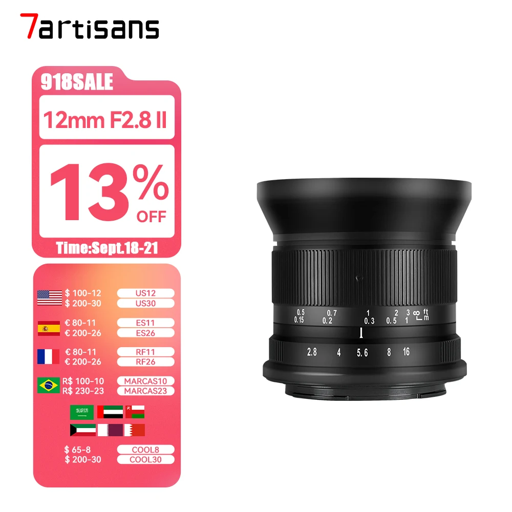 7artisans-7-artisans-12mm-F2-8-Mark-II-APS-C-Super-Ultra-Wide-Angle ...