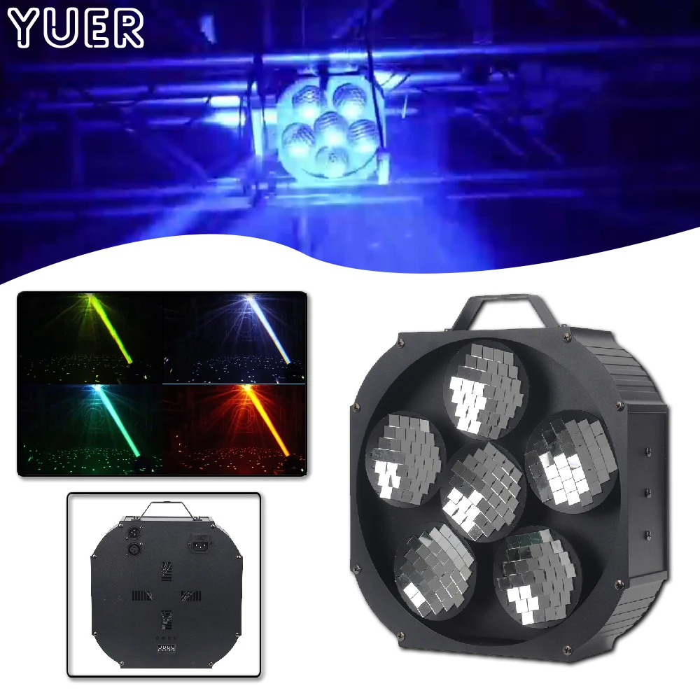 6-Head-mirror-disco-ball-stage-light-rotating-glass-ball-big-Party ...