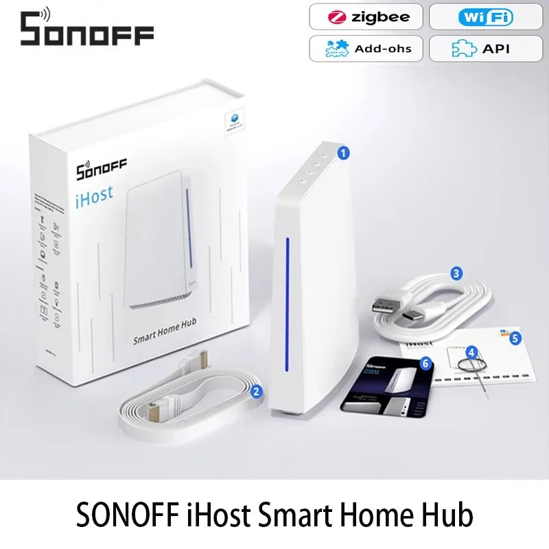 Sonoff-IHost-Smart-Home-Hub-AIBridge-Zigbee-3-0-Gateway-Matter-Private-Local-Server-Compatible ...