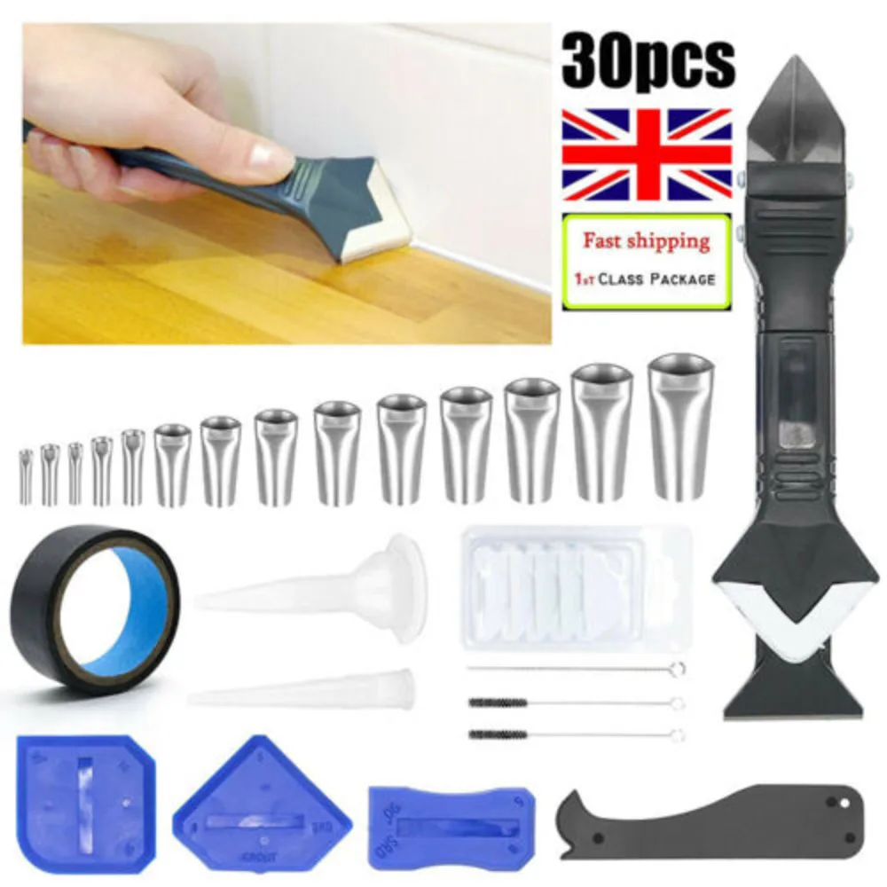 30x Silicone Sealant Tool Caulk Remover Grouting-Mastic Finishing ...