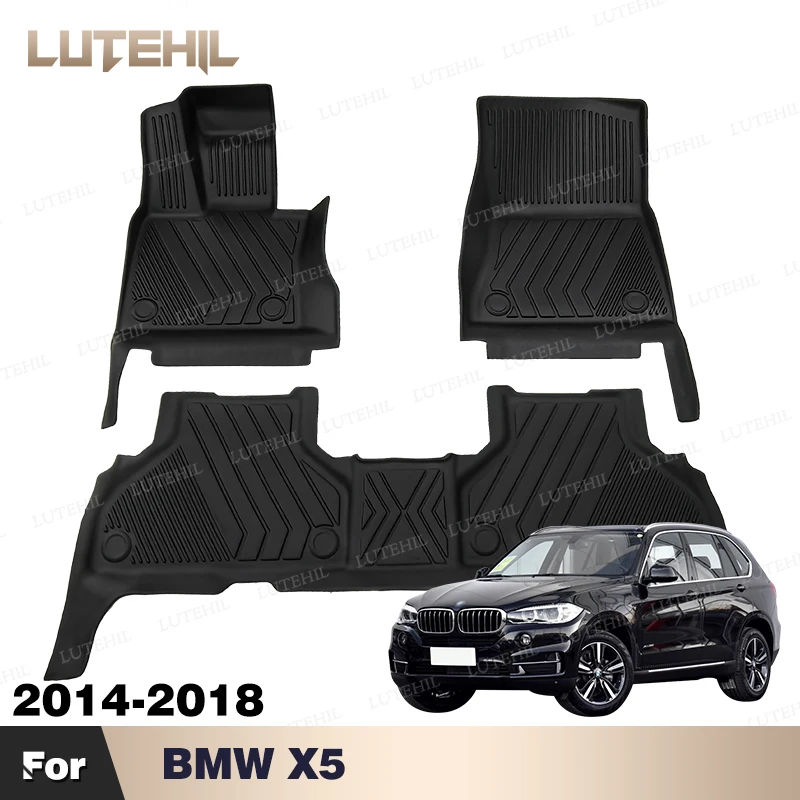 Custom TPE Car Floor Mat For BMW X5 F15 2014-2018 17 16 15 Full Set ...