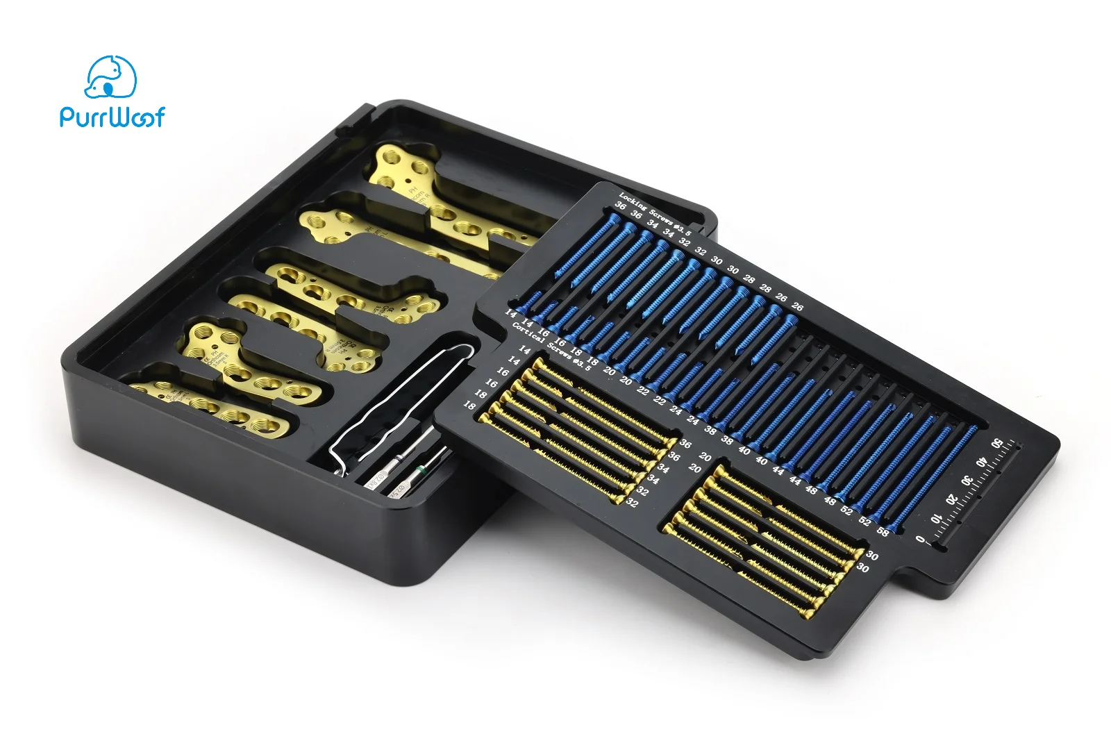 3.5mm TPLO Locking Plate Kit Titanium Alloys Tibial Plateau Leveling ...