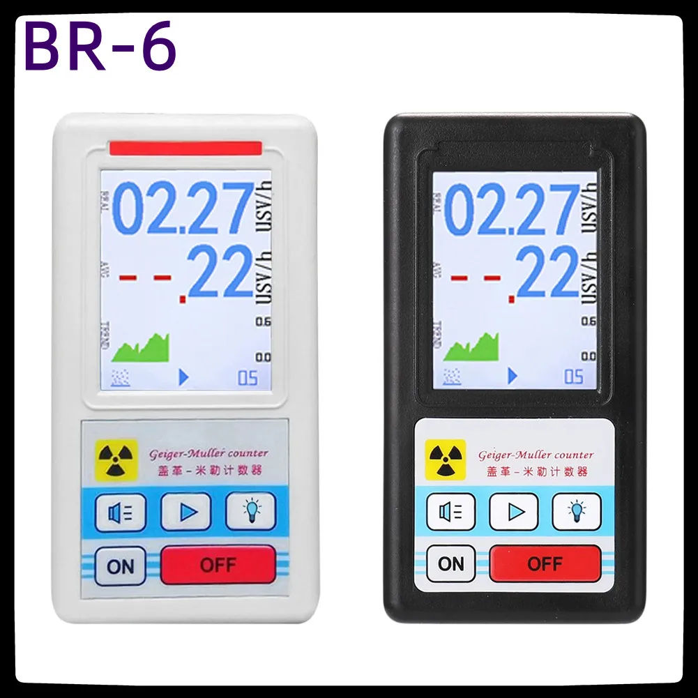 BR-6 Geiger Counter Nuclear Radiation Detector Personal Dosimeter X-ray ...