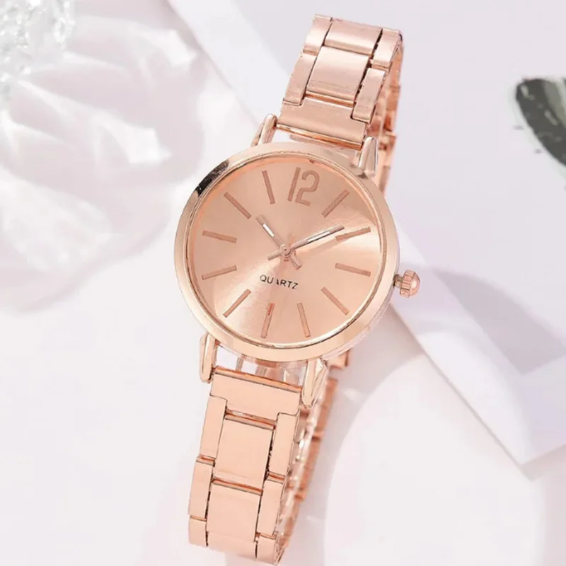 Fashion-Gold-Bracelet-Quartz-Wristwatch-Luxury-Watch-for-Women-Simple ...