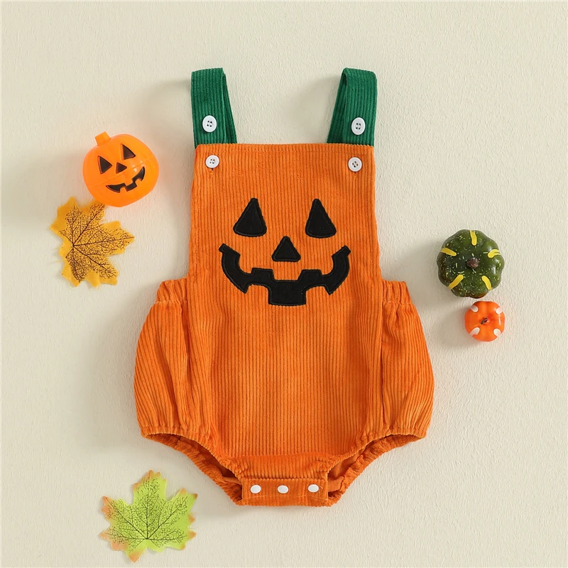 Mameluco de Halloween para bebés recién nacidos, niñas y niños, mono ...