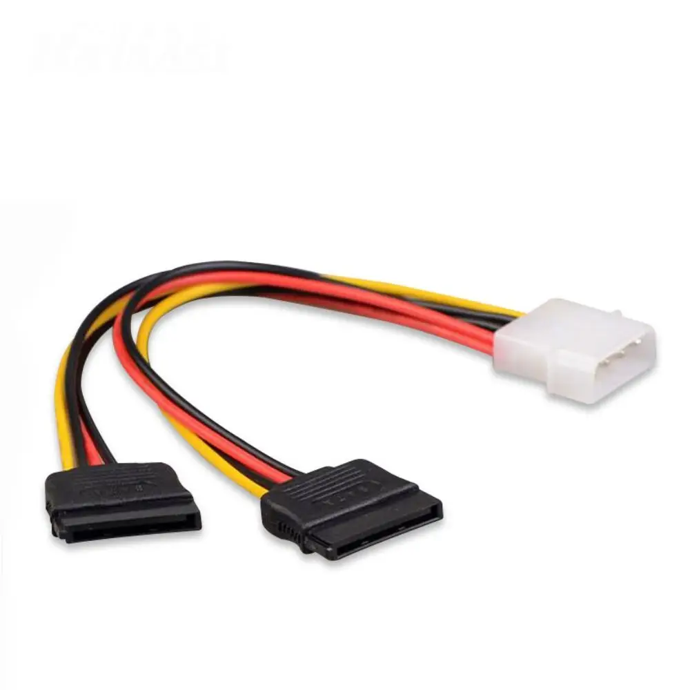 Molex-to-SATA-Dual-Hard-Drive-Power-Lead-Power-Splitter-Y-Cable-7-48in ...