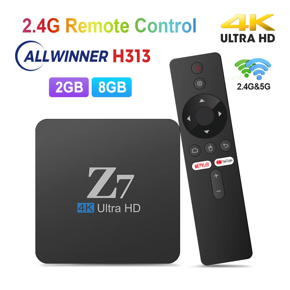 Original-Z7-Android-10-TV-Box-Allwinner-H313-2G-8G-AV1-TVBOX-2-4G-5G ...
