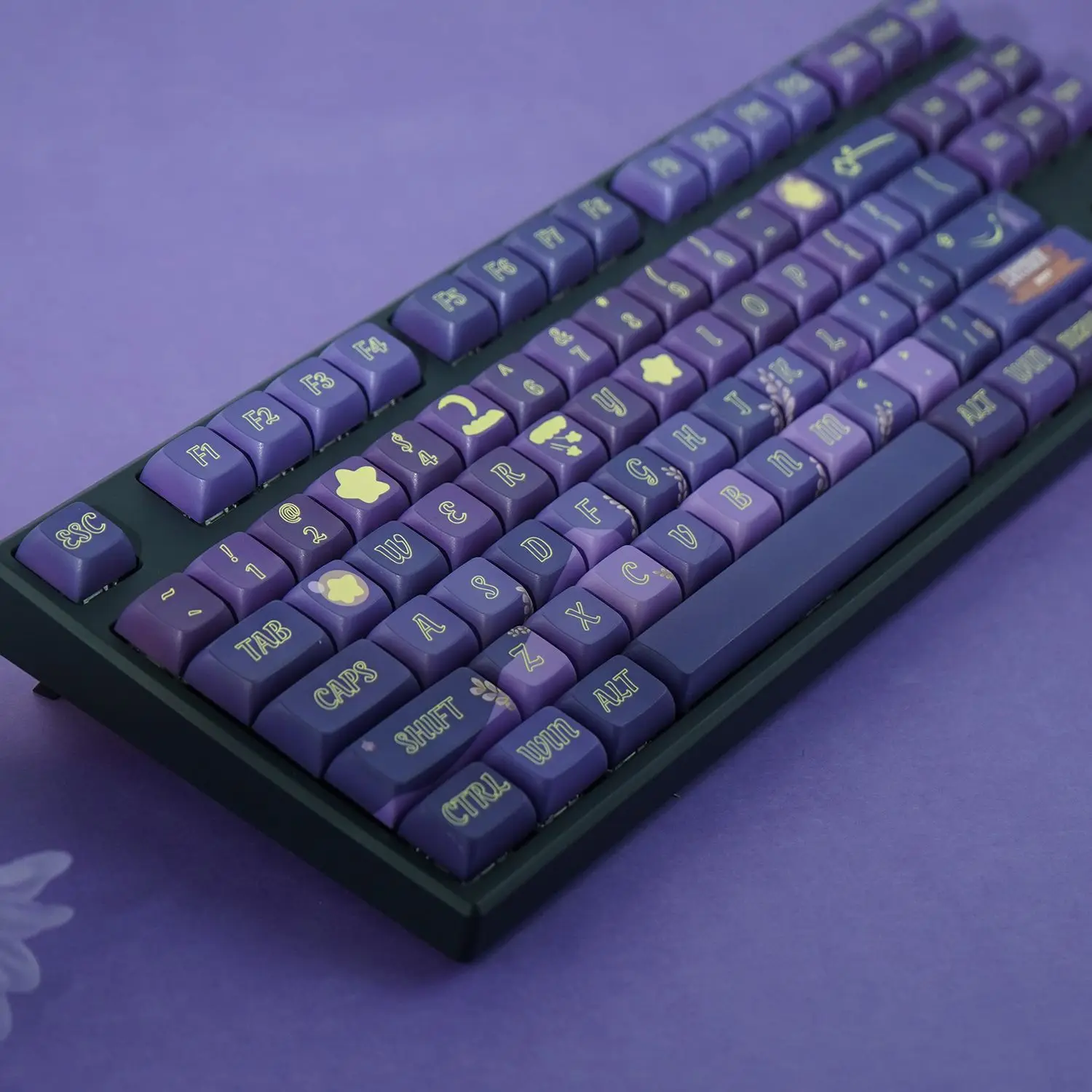 Creative-Moon-Theme-Keycap-Set-XDA-127-Keys-PBT-Five-sided-Sublimation ...