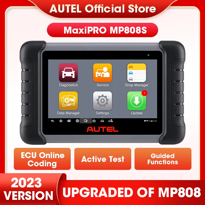 Autel maxipro mp808s mp808 s ferramentas diagnósticas bidirecional obd2 ...