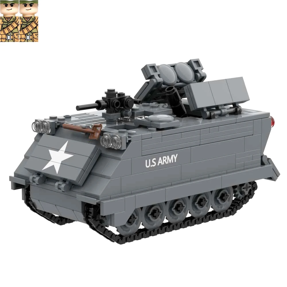 Military-Brick-Toys-M106-Mortar-Carrier-American-Self-Propelled ...