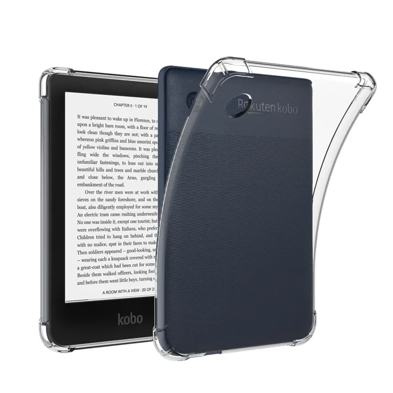 For-Kobo-Clara-2E-N506-Case-2022-Lightweight-Transparent-Silicone ...
