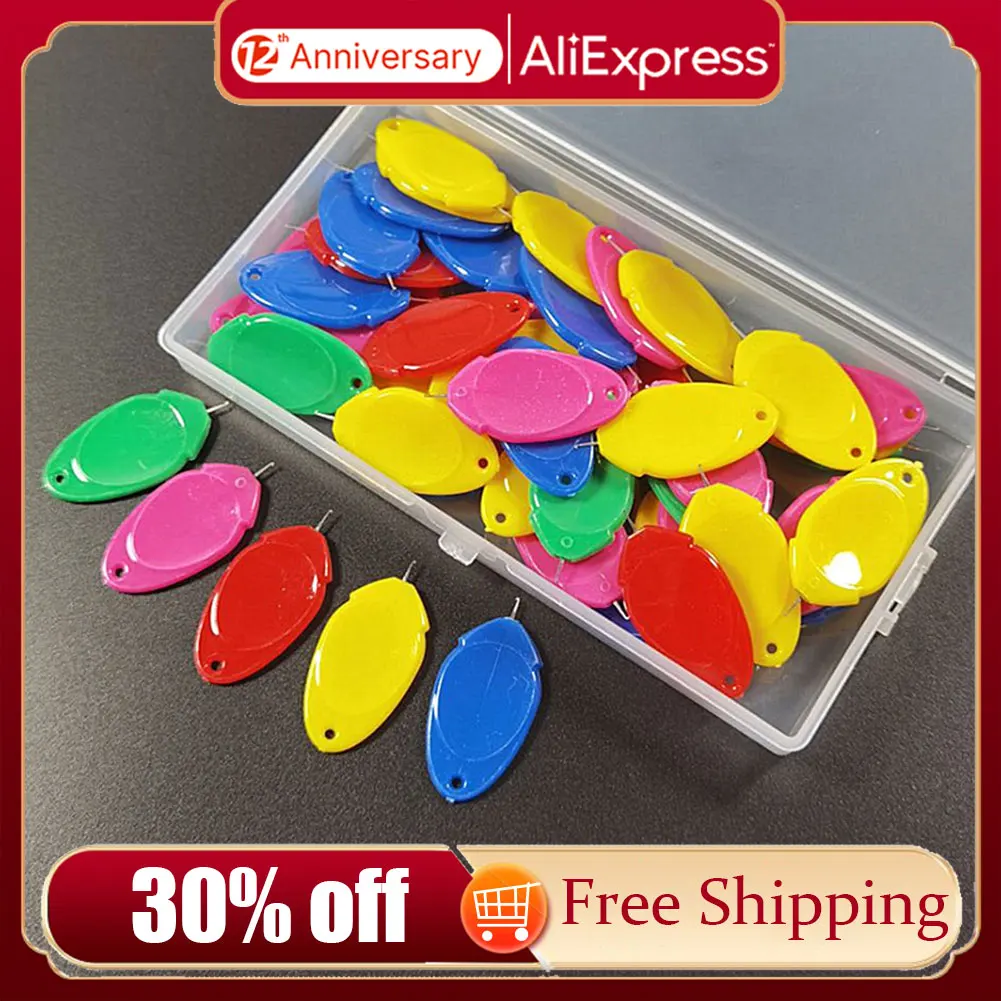 1Box Needle Threader Simple Needle Threading Hand or Machine Threading ...