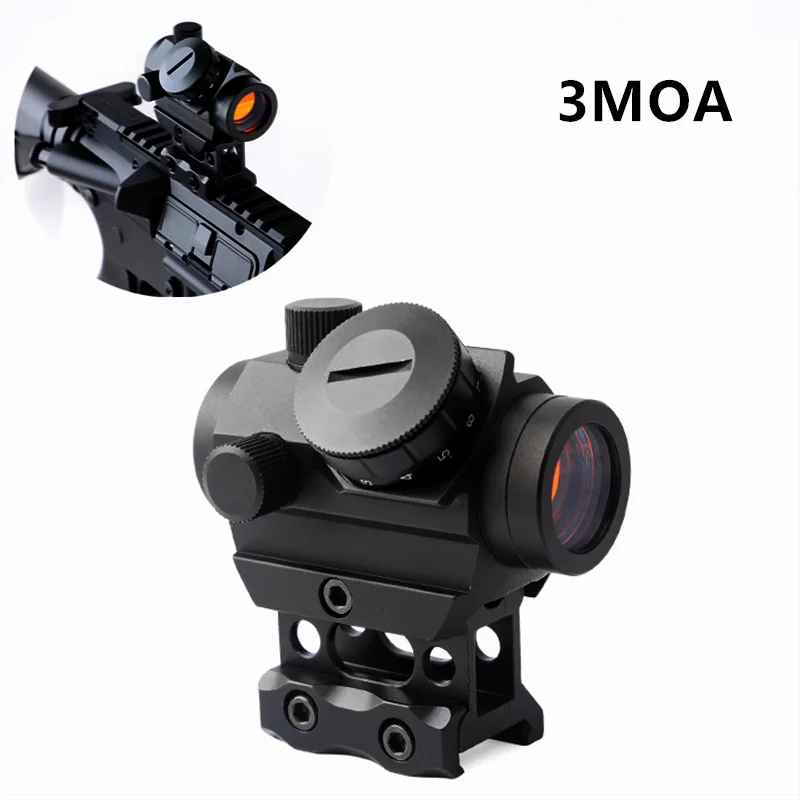 Tactical-1x20mm-3MOA-Red-Dot-Sight-with-1-Inch-Riser-Mount-Waterproof ...