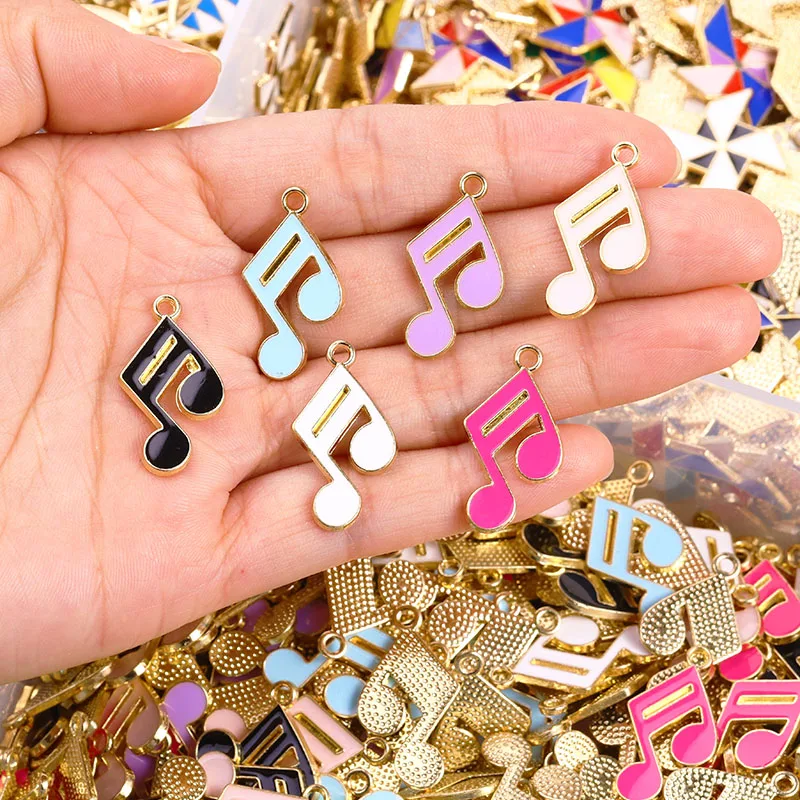 20pcs-18-15mm-Alloy-Colourful-Enamel-Musical-Note-Pendants-Oil-Drip ...