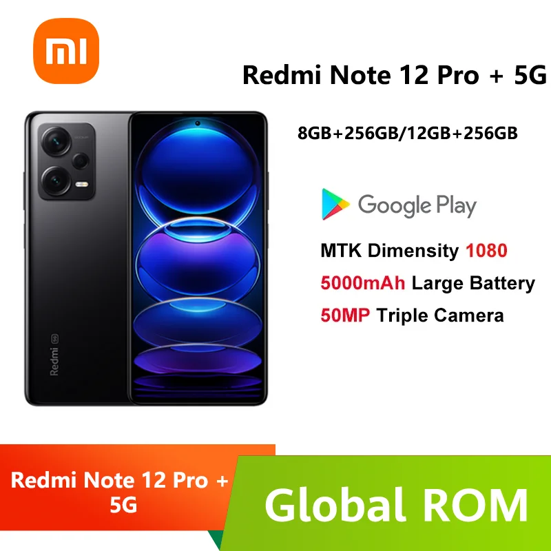 Xiaomi Redmi Note 12 Pro + Plus Mtk Dimensity 1080 200mp Triple Camera ...