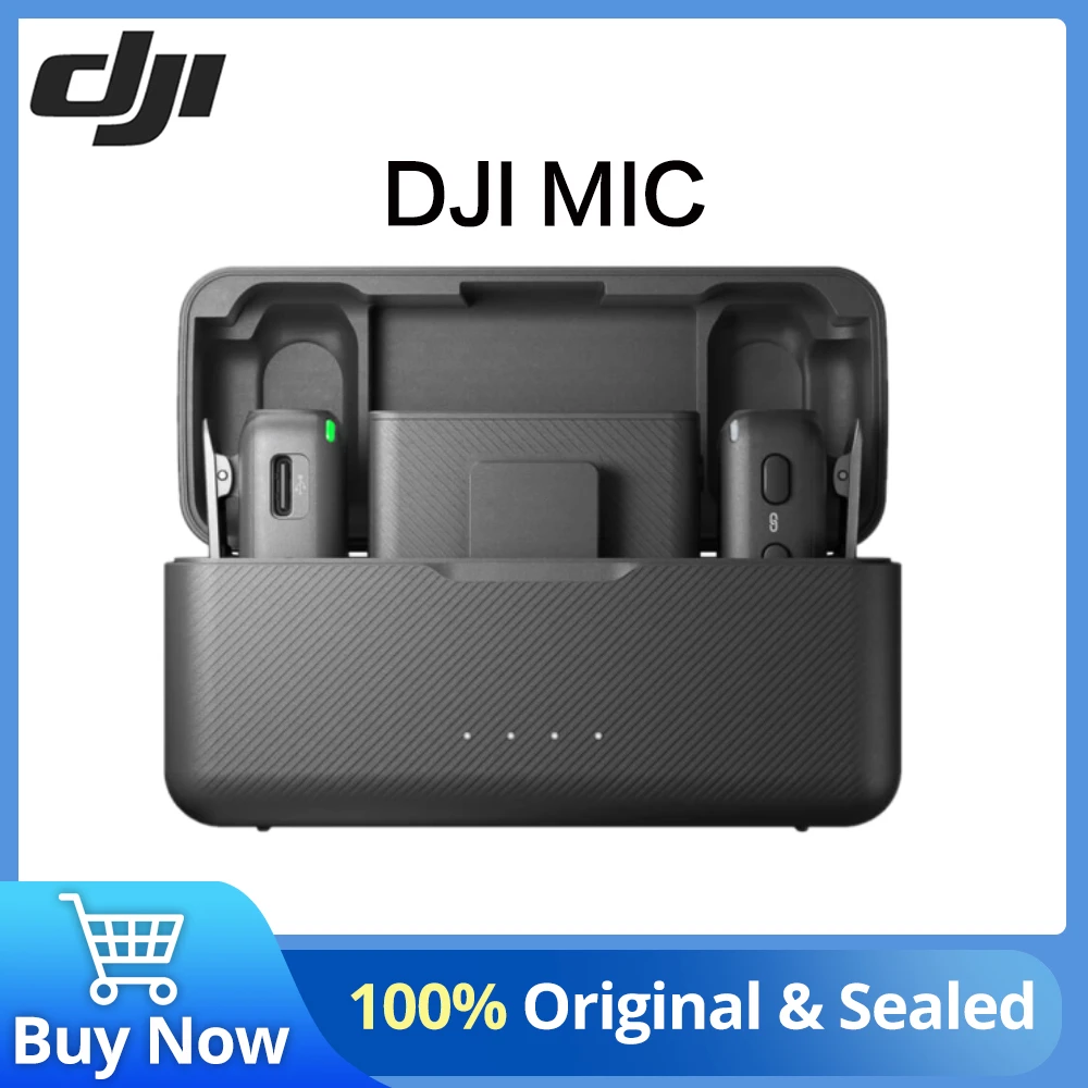 Dji Mic Wireless Microphone Lavalier Transmitter Receiver 250m ...
