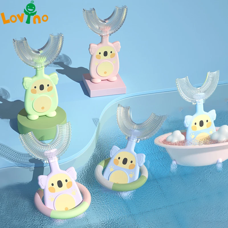 Baby-Toothbrush-360-Degree-U-Shaped-Cartoon-Toothbrush-Infant-Teether ...