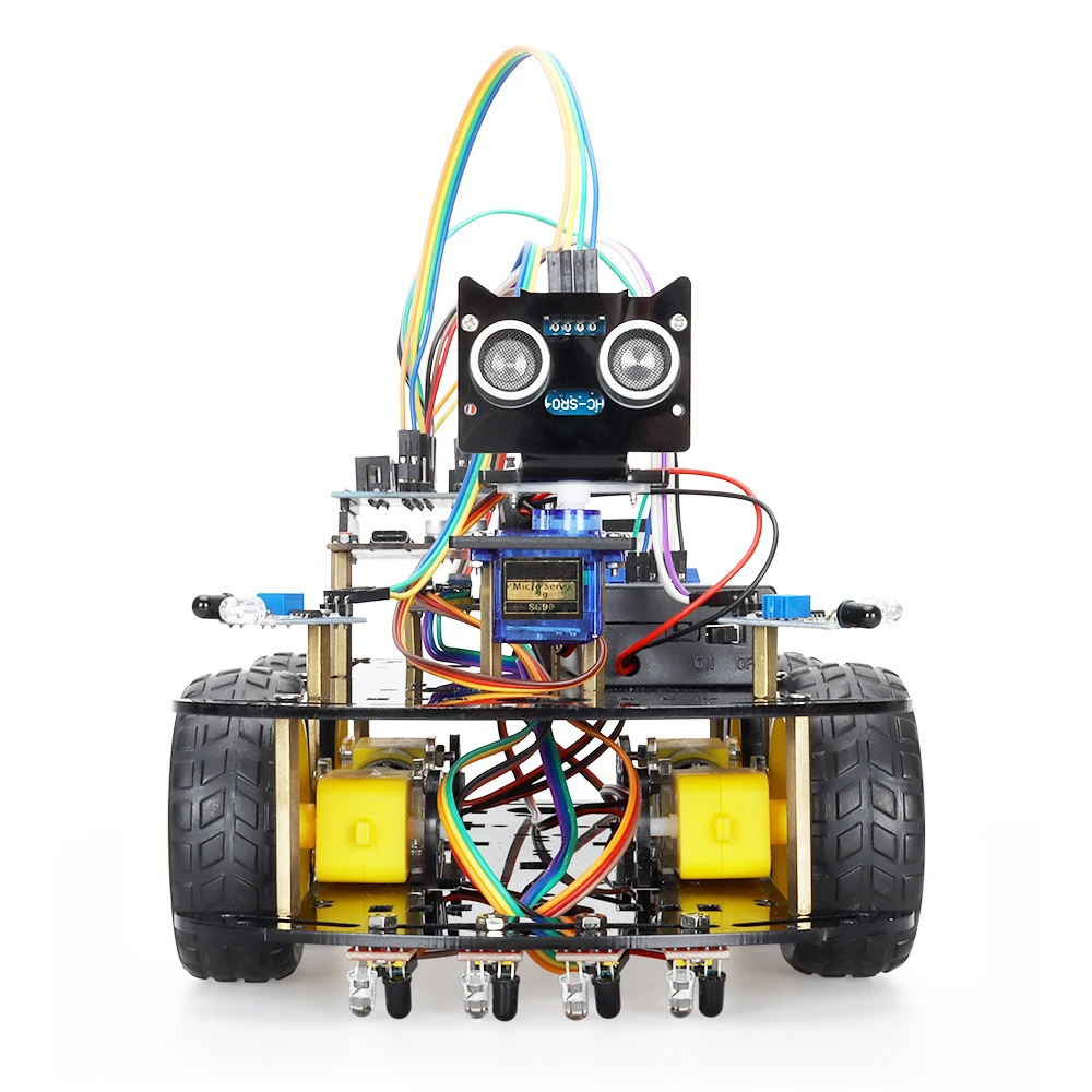 Tscinbuny-Kit-de-coche-Robot-inteligente-para-Arduino-programaci-n-de ...